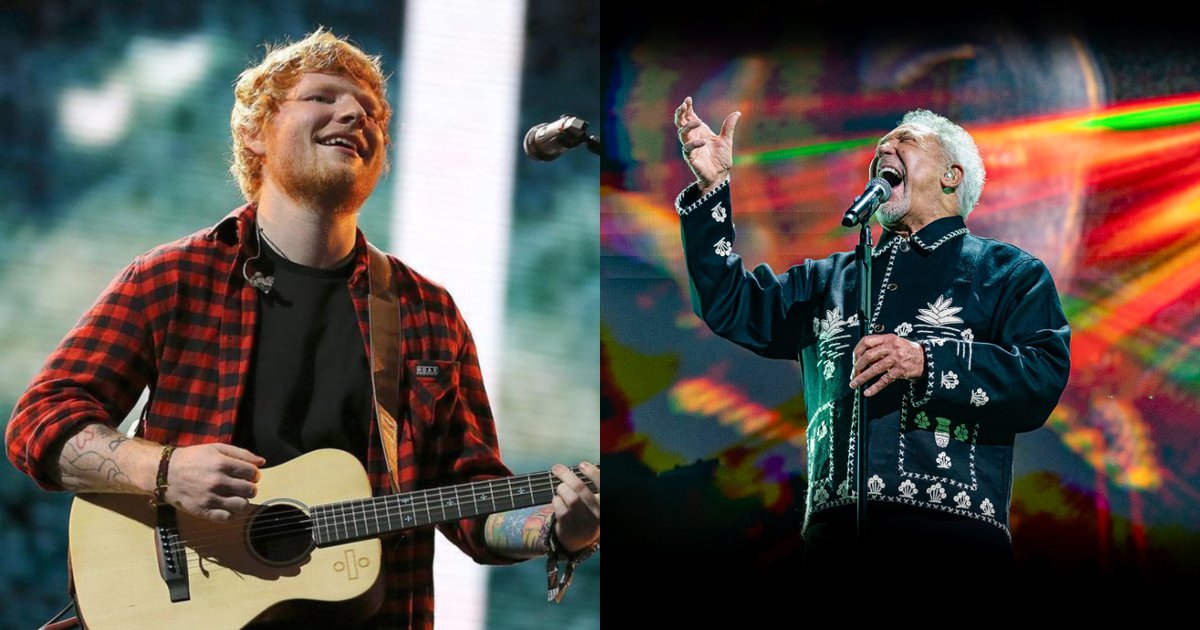 Ed Sheeran και Sir Tom Jones σε νέα τοποθεσία για τις συναυλίες τους ...