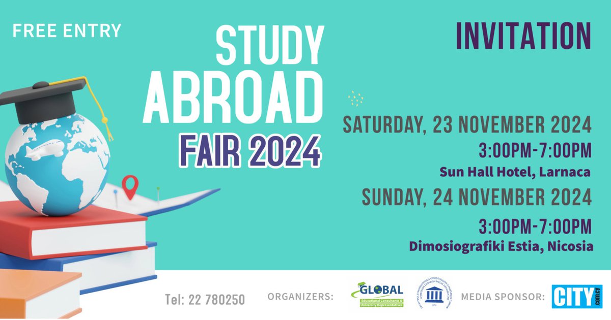"Study Abroad Fair 2024" - Μια Πολυμορφική Έκθεση για Σπουδές στο Εξωτερικό | Check In Cyprus