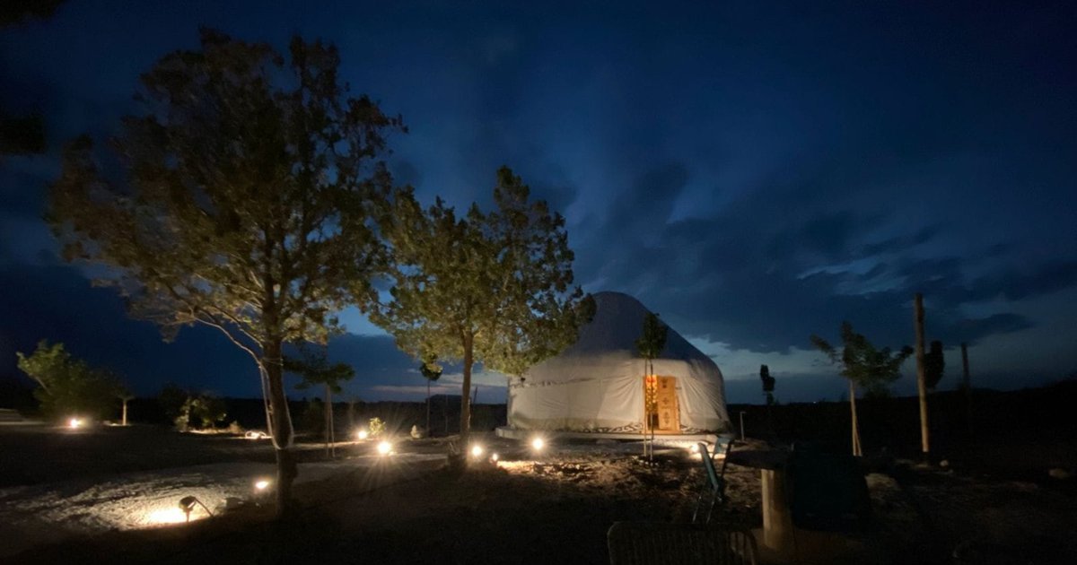 Για glamping, σε μια (εναλλακτική) σκηνή κάτω από τον έναστρο ουρανό ...
