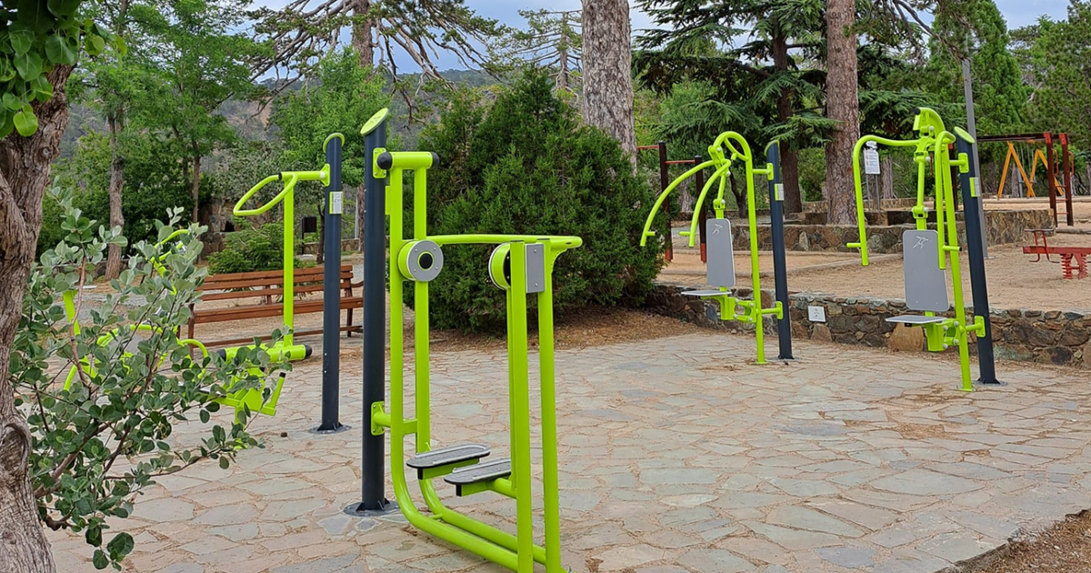 Ένα νέο, υπαίθριο γυμναστήριο, σε μια καταπράσινη πλατεία | Check In Cyprus